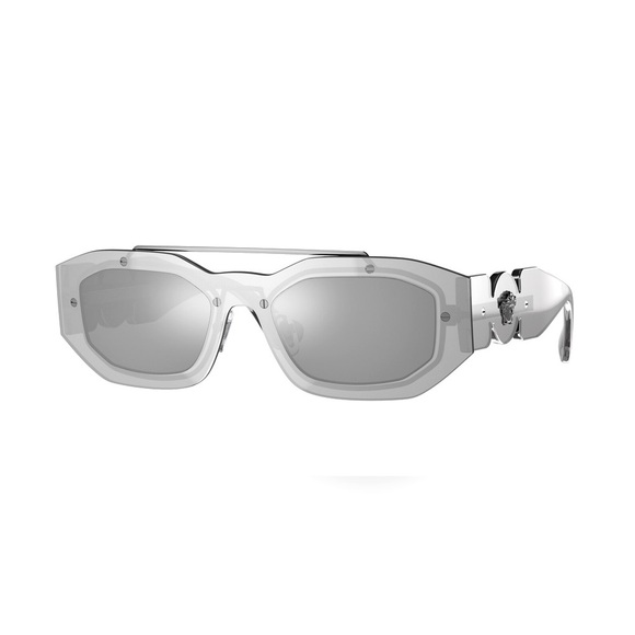 Versace | Accessories | Versace Ve2235 Biggie 016g Transparent Grey ...